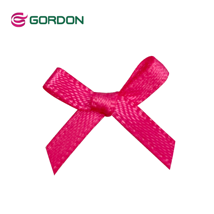 rose pink satin ribbon mini bow,Gordon Ribbons & Trimmings Professional ...
